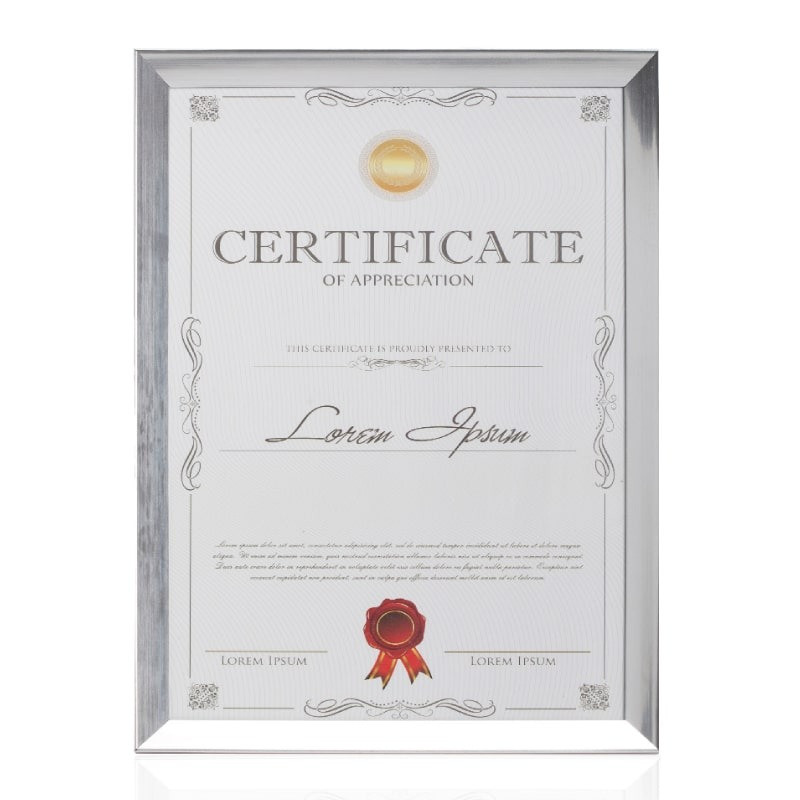 מסגרת לתמונה / תעודה בעיצוב יוקרתי A4, TSK-722